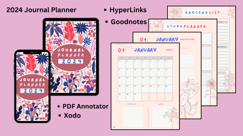 Floret Charm 2024 Journal Planner