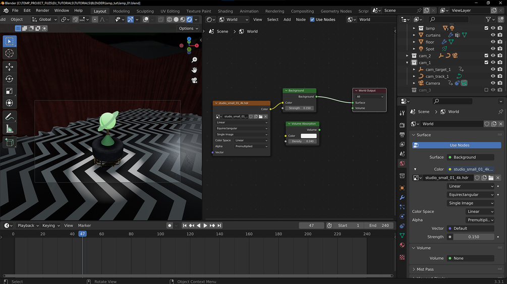 Black Lodge Lamp Tutorial Project File
