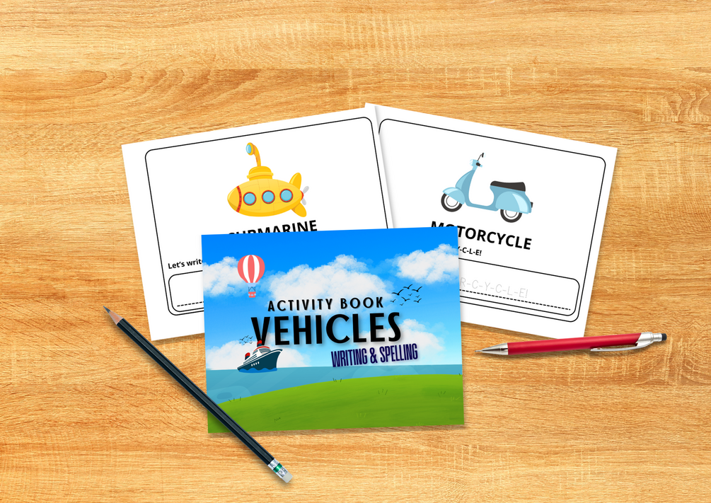 📘 Transport Fun Activity Book – For Kids Aged 2–5