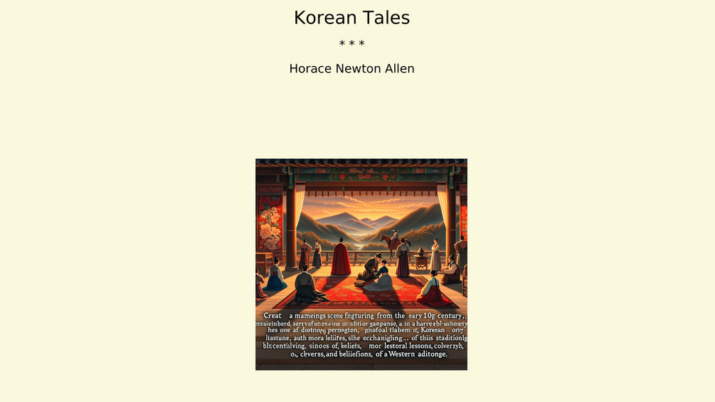 Korean Tales