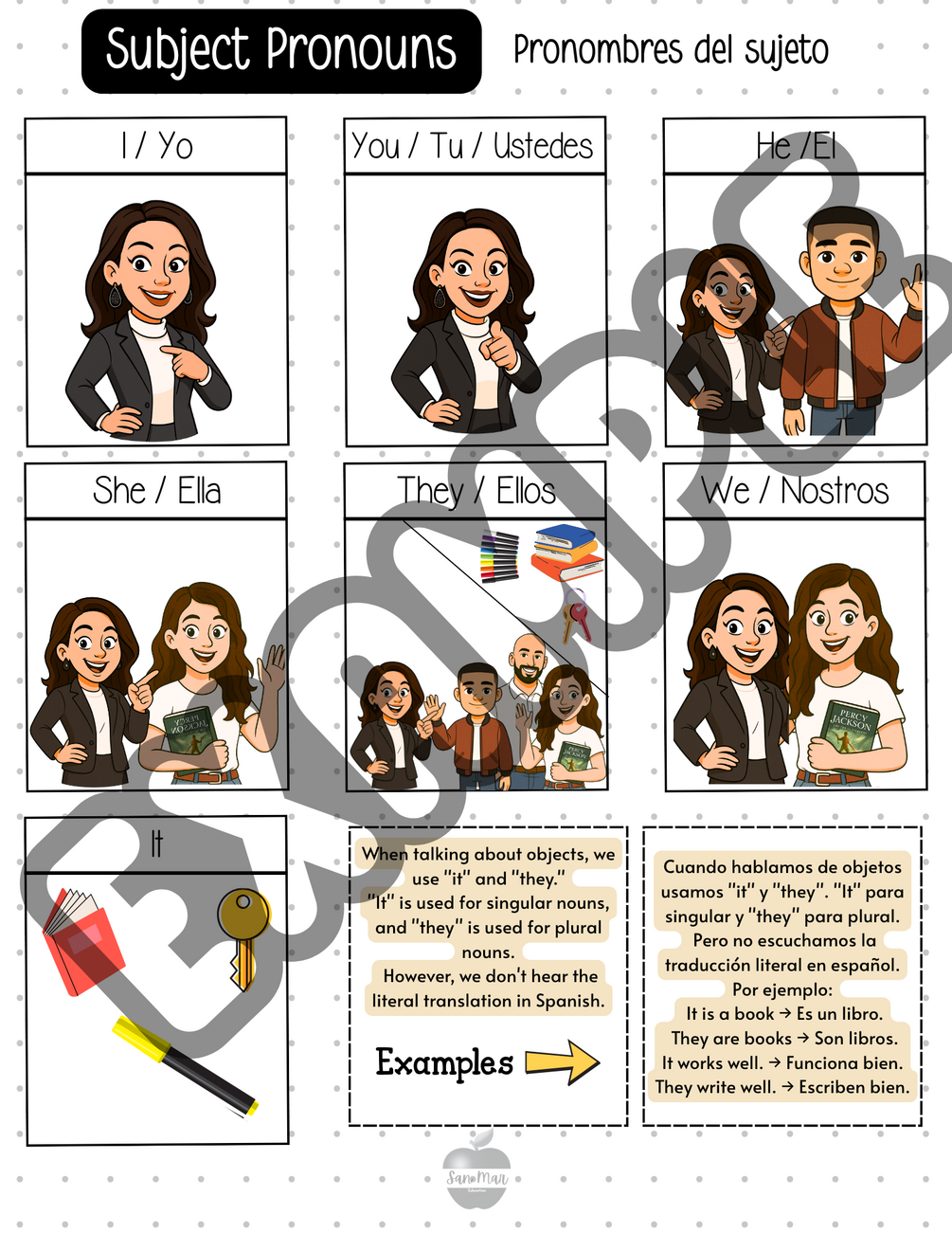 English Grammar Workbook - Simple Present | ESL Notebook