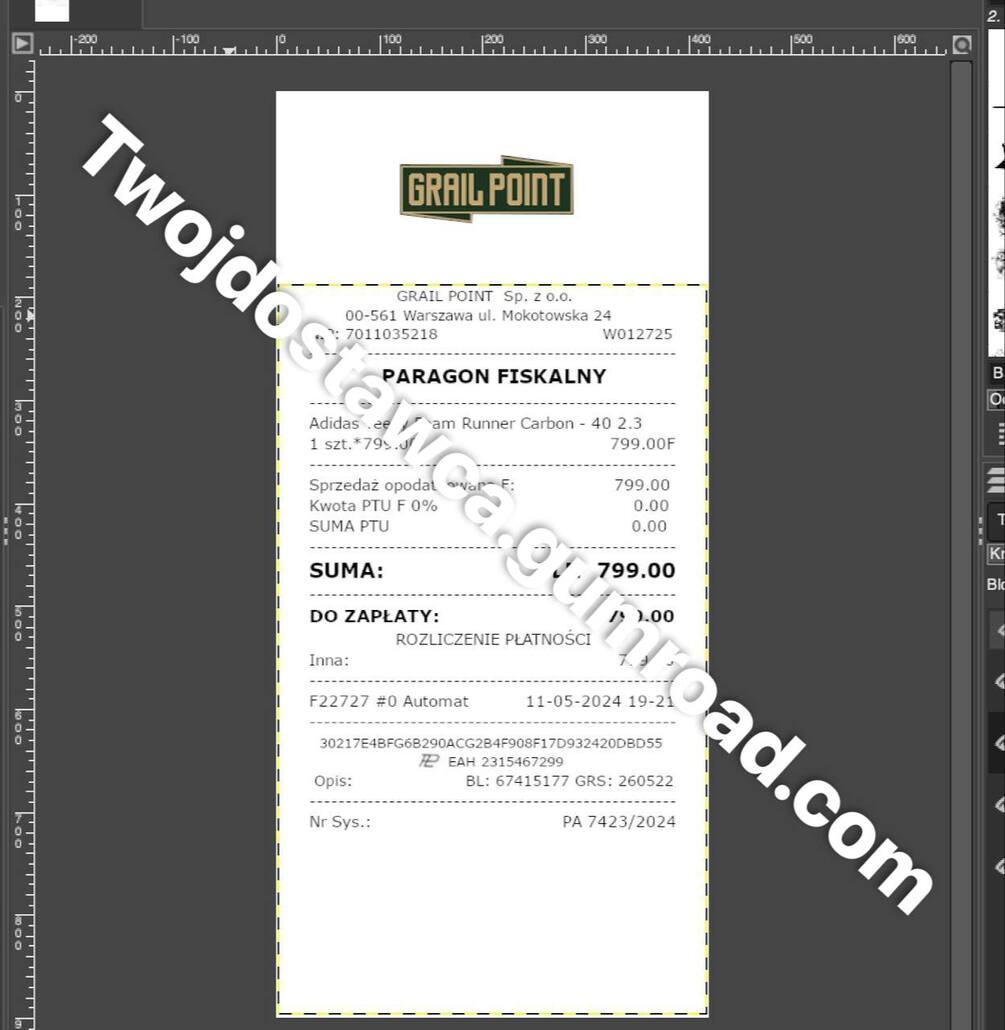 PLIK PARAGON GRAIL POINT