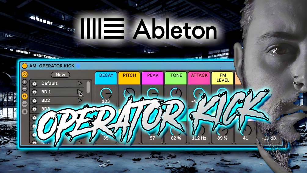 🔥OPERATOR KICK RACK - ABLETON LIVE 11 (34 KICK PRESETS)🔥