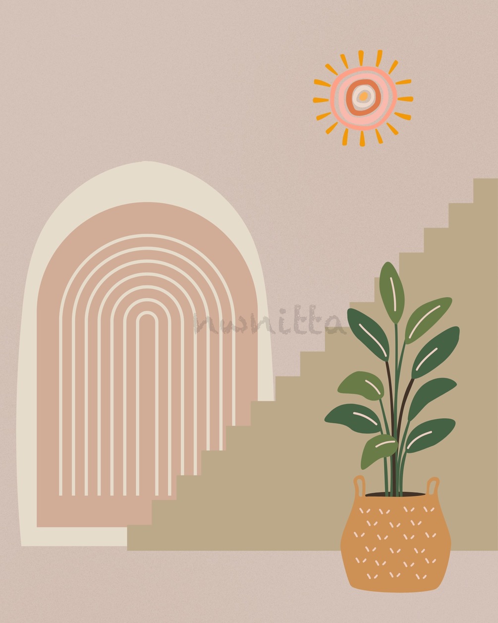 Boho Stair