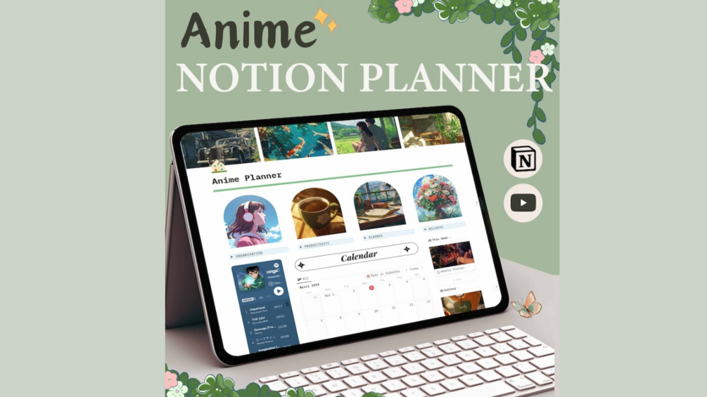 Anime Notion Life Planner Template