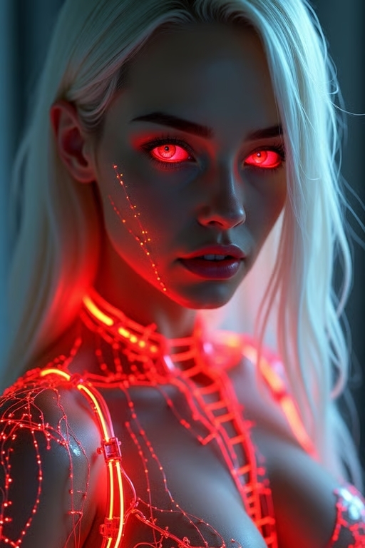 "Neon Core: Red Protocol"