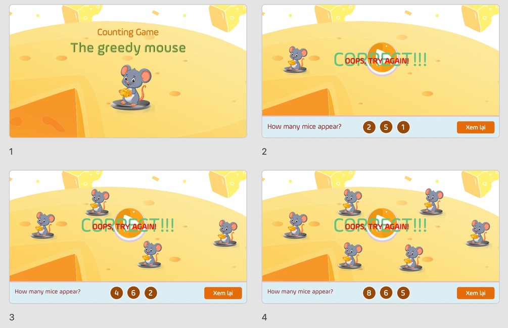 PowerPoint Game - Count the greedy mouse