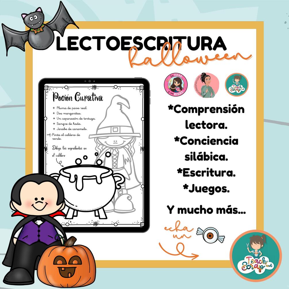 Lectoescritura Halloween