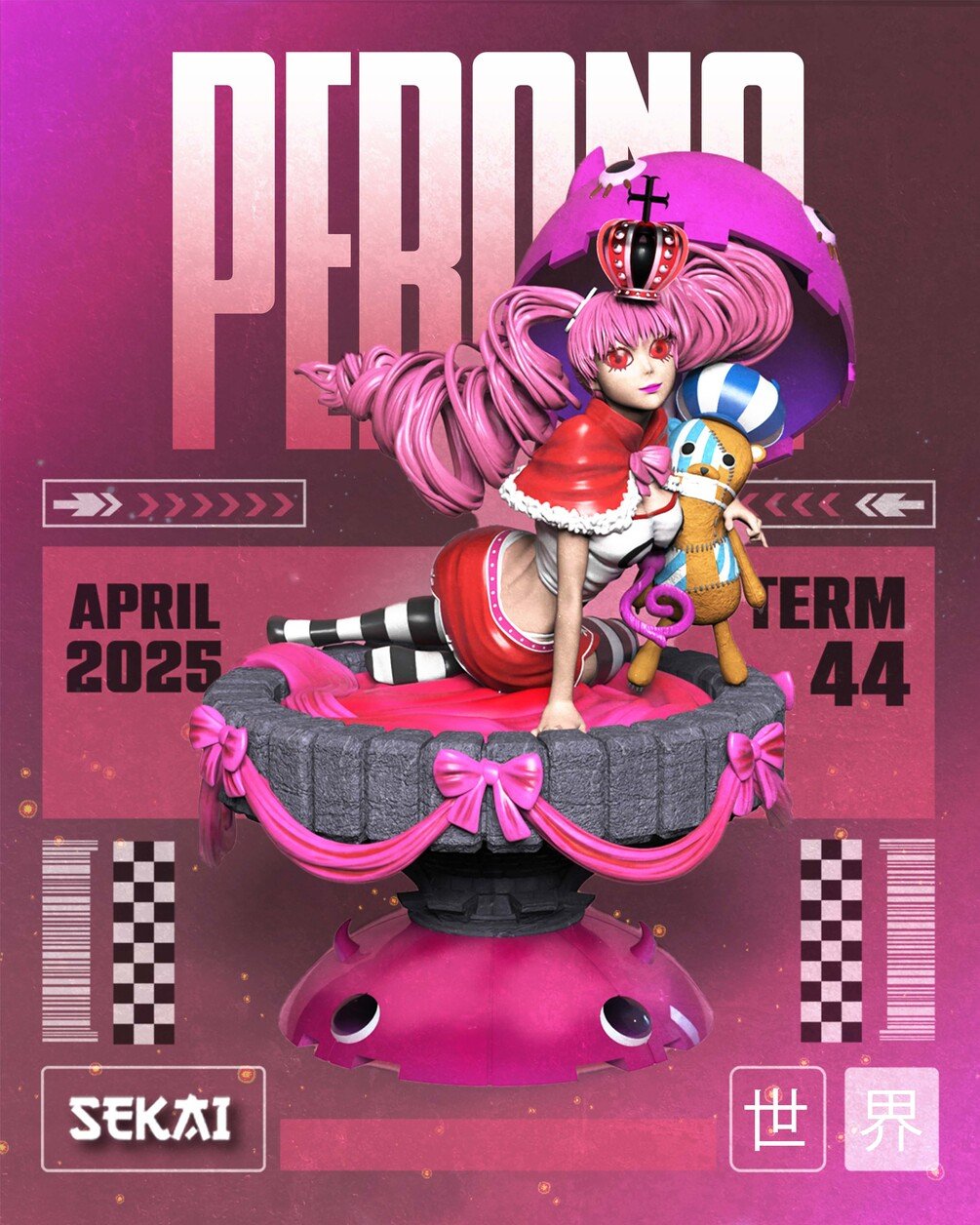 Perona Sculpture and Bust - Sekai 3D Models - Tested and Ready for 3D ...