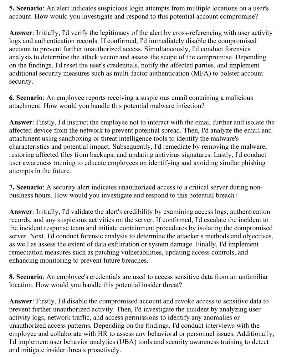 6 PDFs containing ALL Types of Most Asked Interview Q&A (Scenario-Based ...