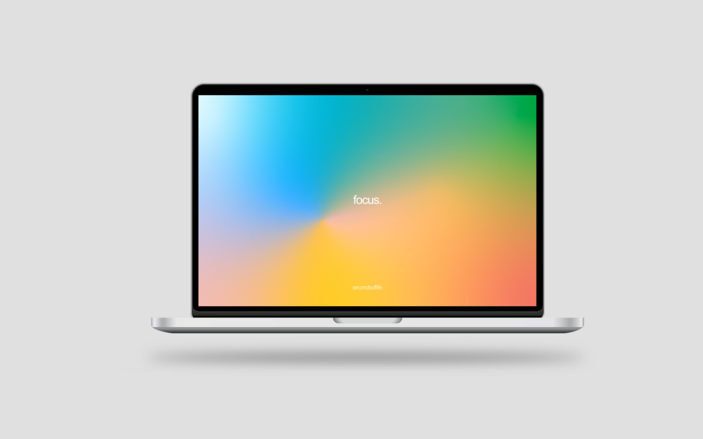 Grainy Gradient Desktop Wallpaper @secondsoflife