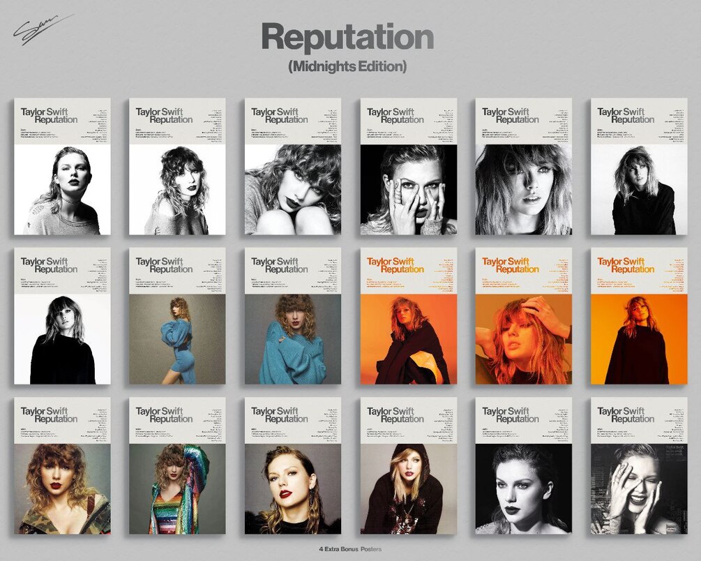Reputation Posters Collection (Midnights Edition)