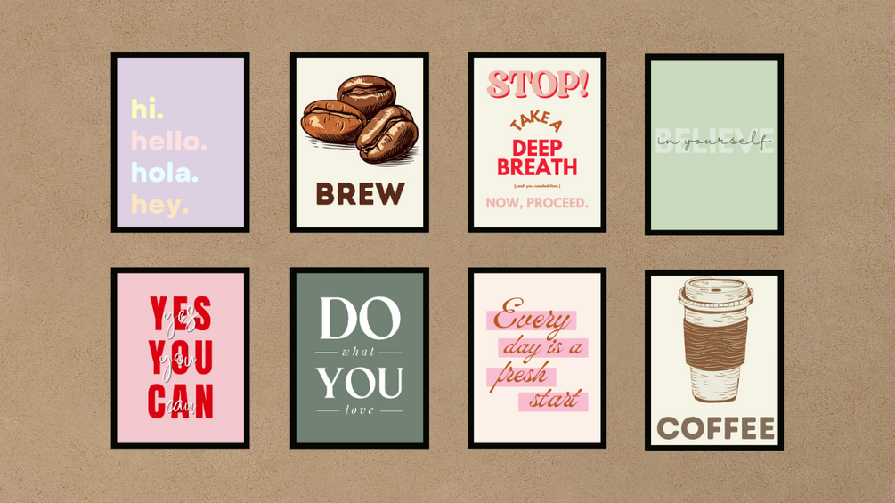 20 Editable Wall Art Canva Templates – PLR Pack”