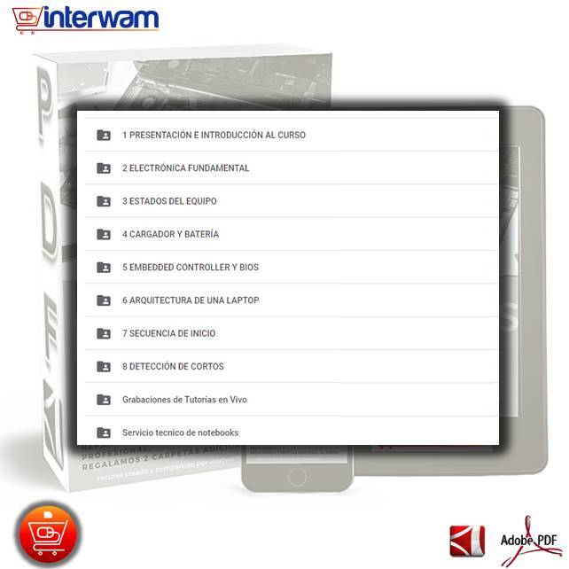 Curso Manuals Service Reparación de Laptop