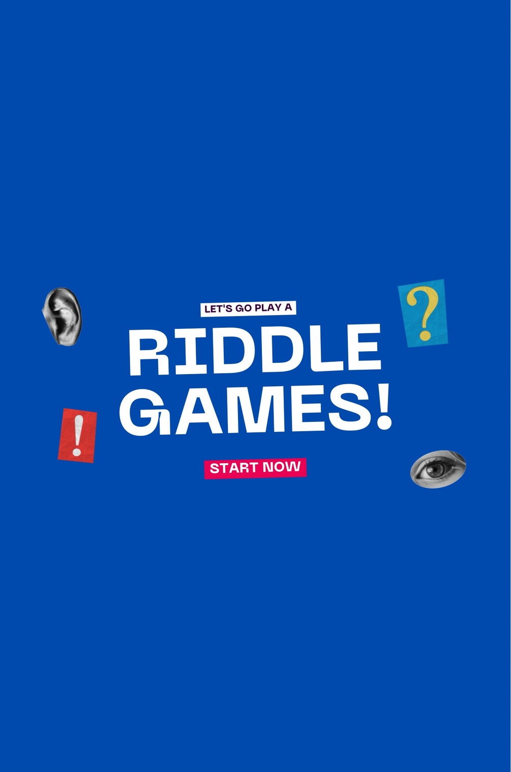 Neon Brain Teasers: A Fun & Challenging Riddle Quiz Game