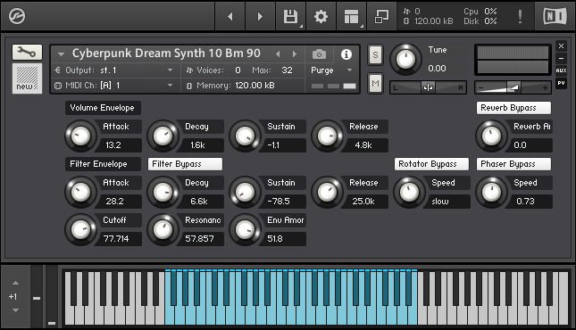 CYBERPUNK DREAM SYNTH FOR KONTAKT & WAV