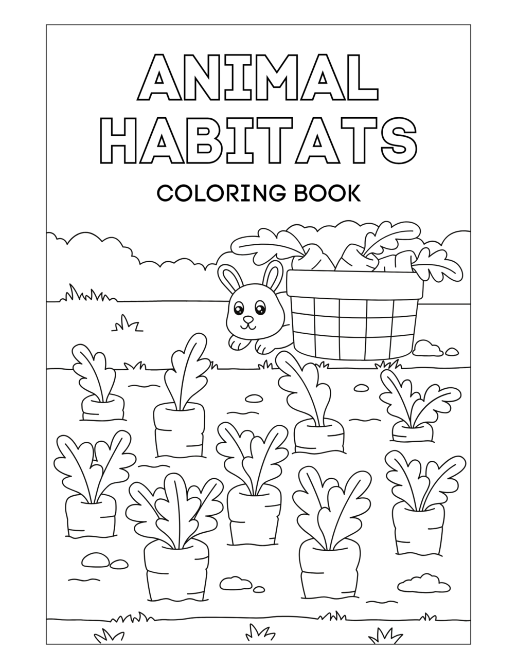 Animal Habitats COLORING BOOK