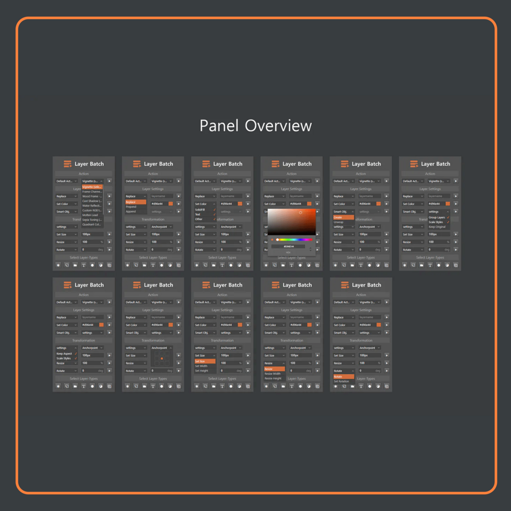 Layer Batch - Processing Kit