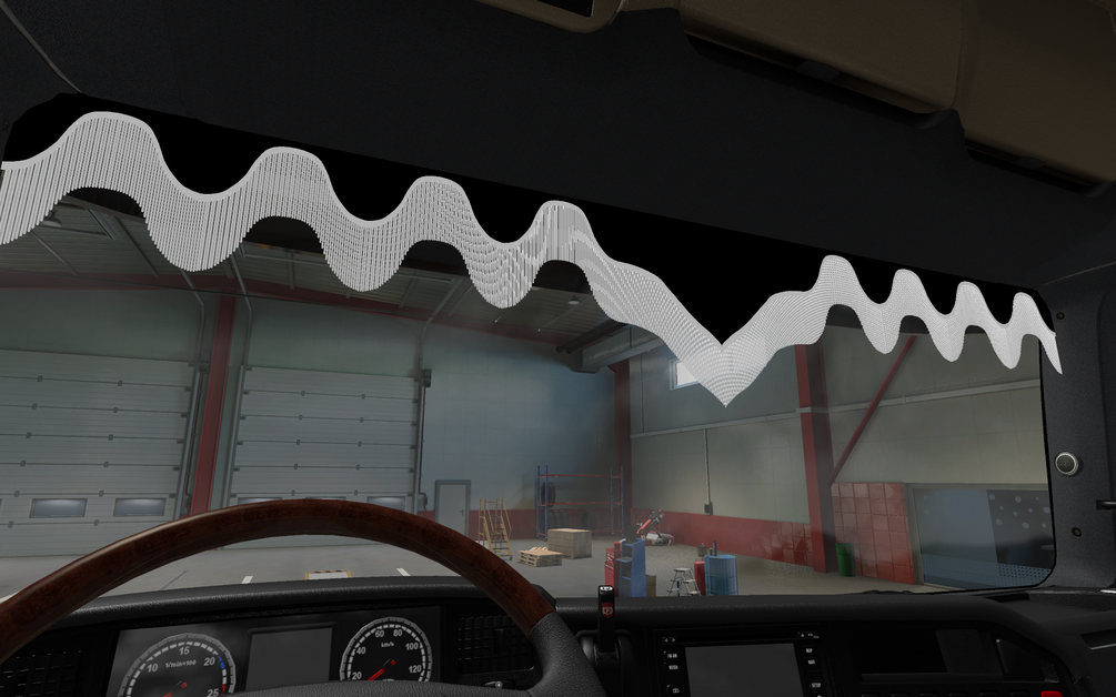 Custom Scania Curtains