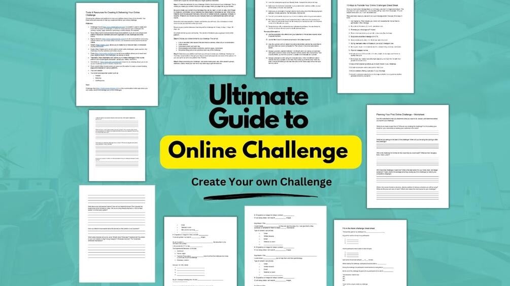 The Ultimate guide to start you online challenge