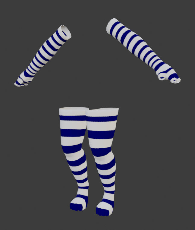 Rantichi Clothes - Thigh Highs and Arm Warmers