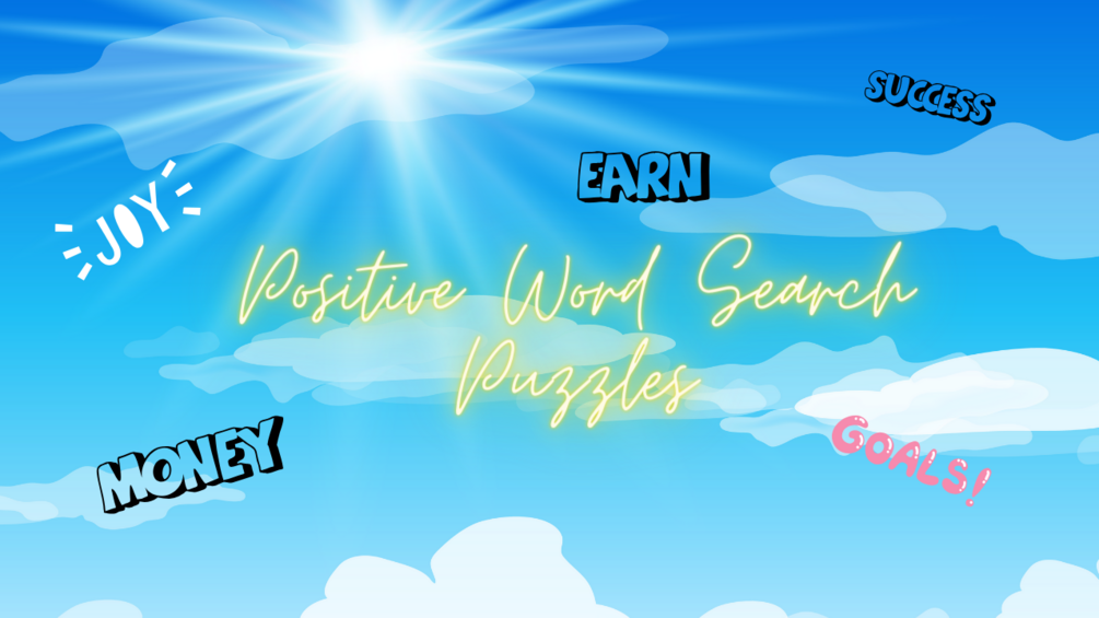 Positive Word Search Puzzles