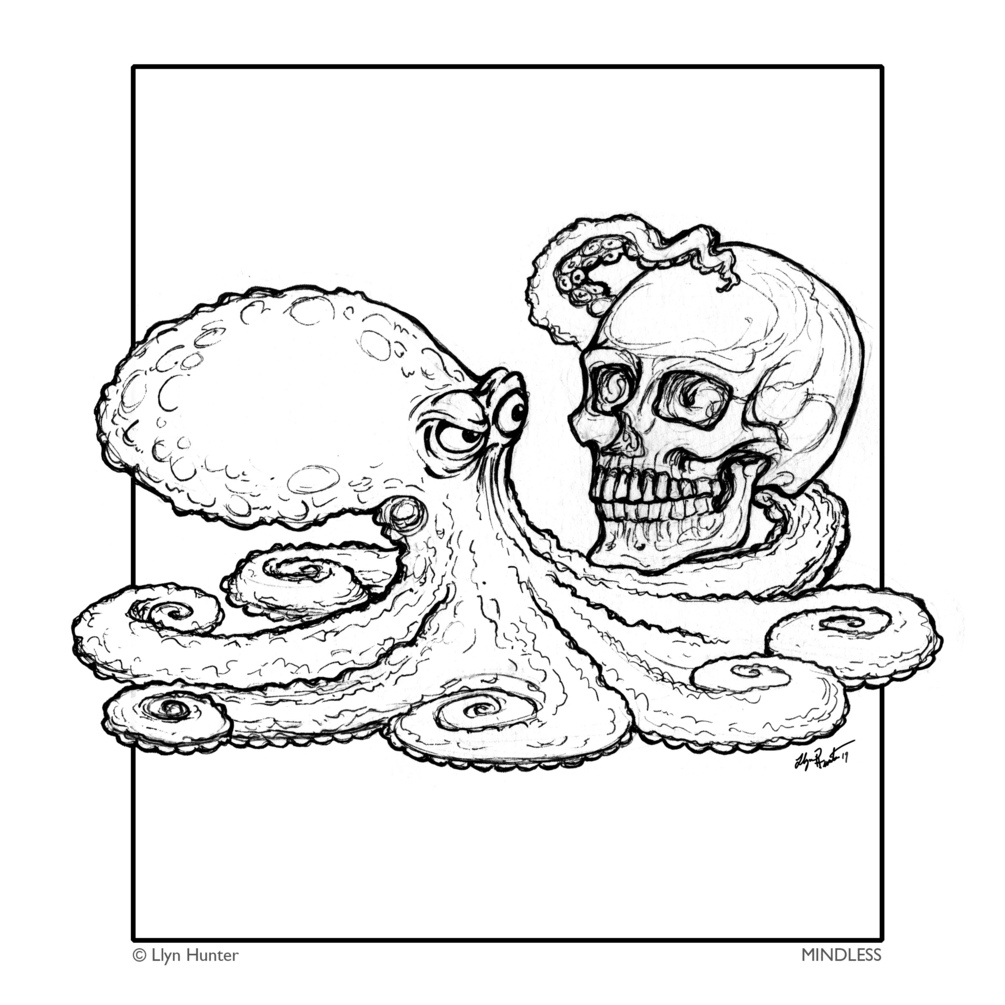 Free Monthly Coloring Page and Phone Wallpaper - OCTO•INK - Mindless