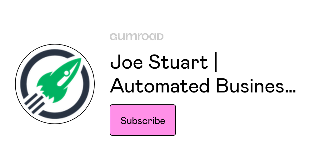 Joe Stuart | Automated Business Workflow