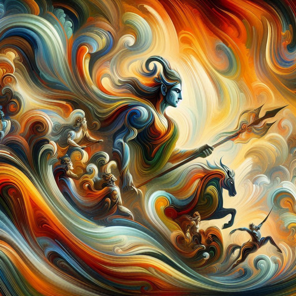 Divine Inspirations: Abstract Expression Images of Gods#Abstract Art ...