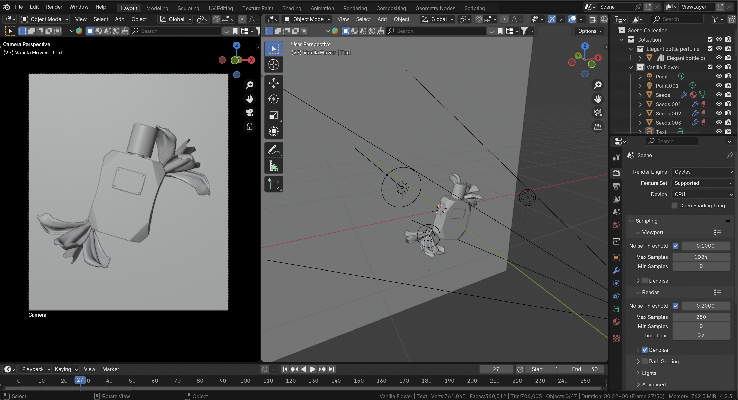 Blender Pro 3d rendering scenes Pack