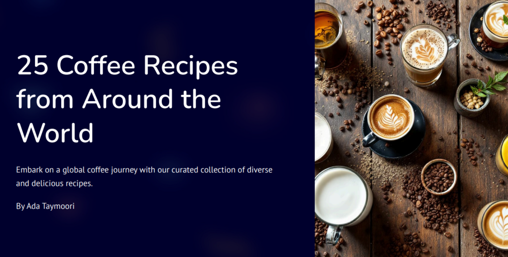 25 Coffee Recipes from Around the World