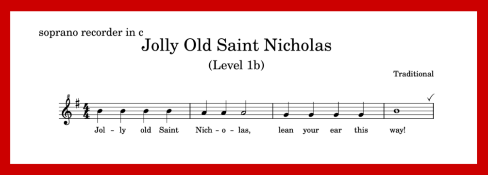 Jolly Old Saint Nicholas