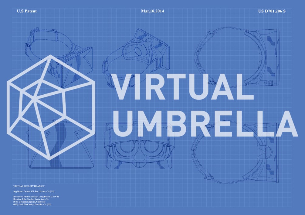 Oculus Rift Patent Blueprint Poster (Print yourself)