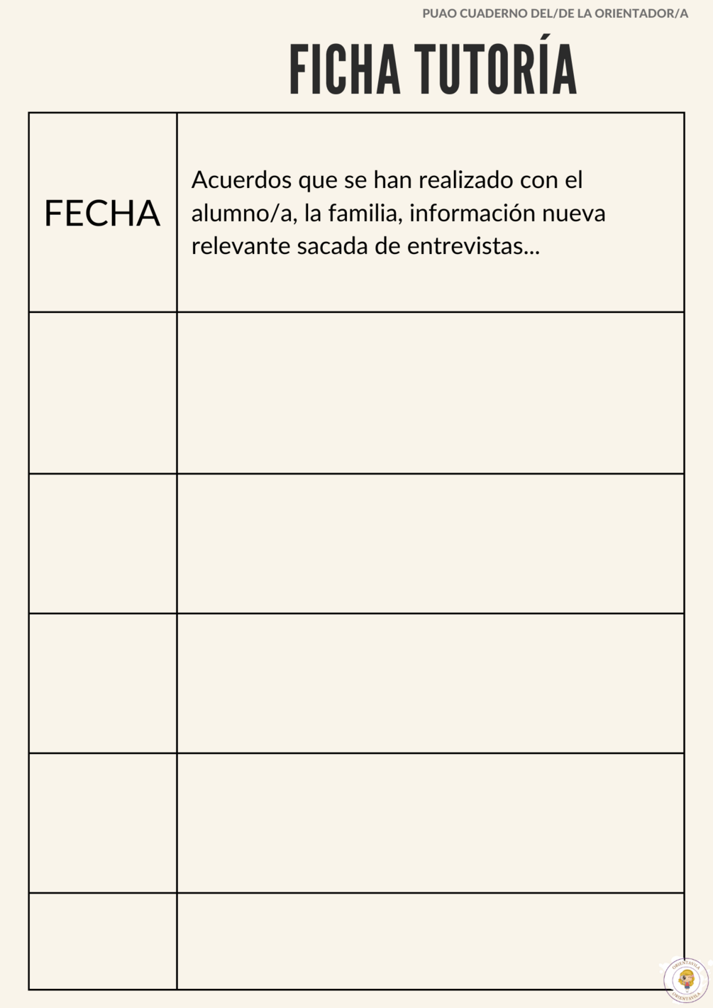 CUADERNO DEL/DE LA ORIENTADOR/A PUAO 23-24