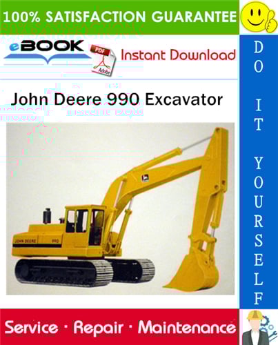 John Deere 990 Excavator Technical Manual