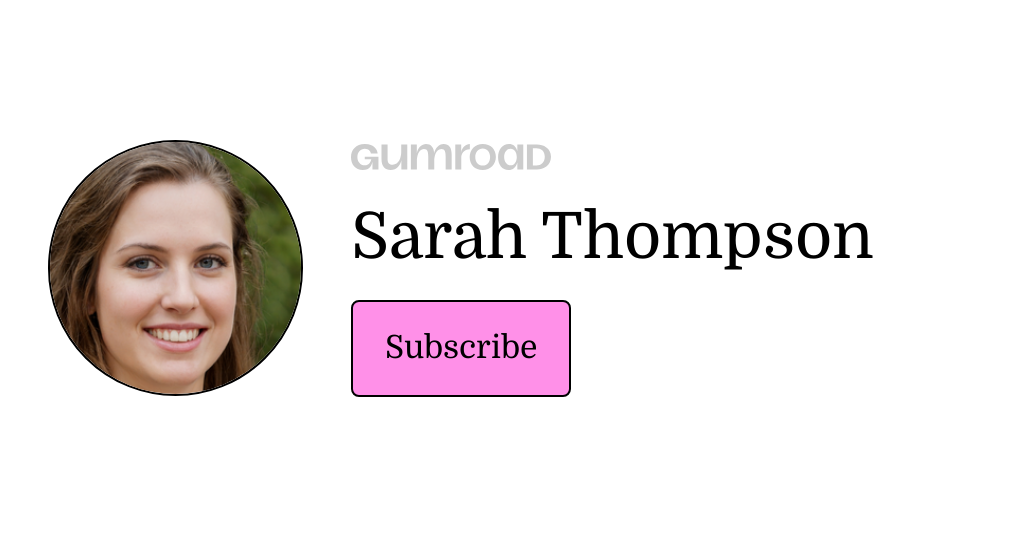 Sarah Thompson