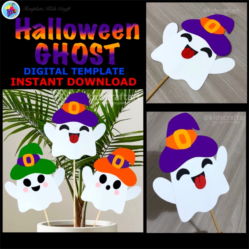 Halloween Ghost Door Classroom Crafts Bulletin Board Decor Fall October ...