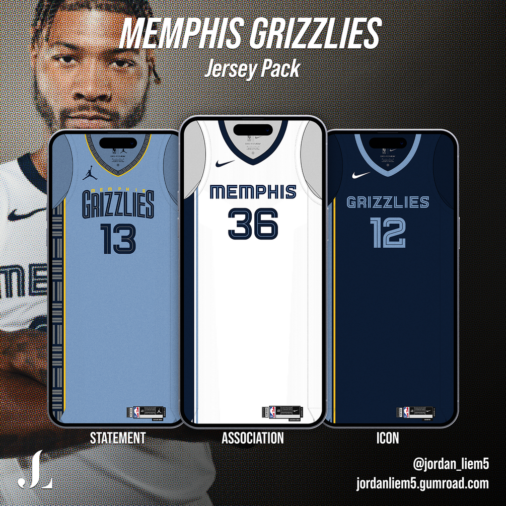 Memphis Grizzlies Jersey Pack