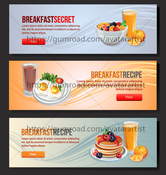 Breakfast Banners