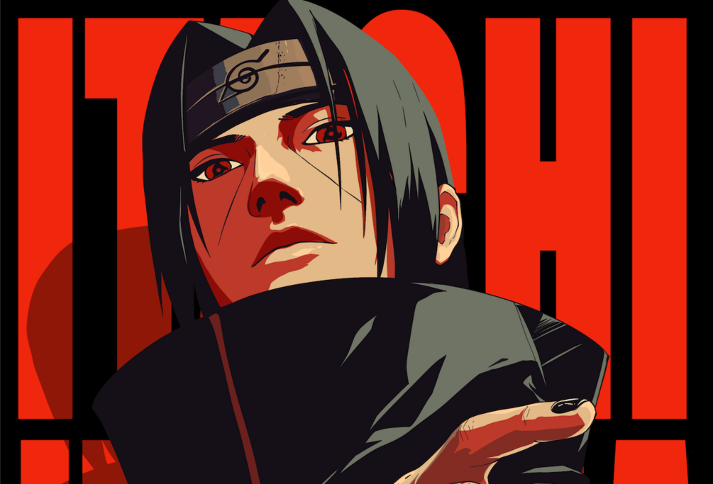 Itachi Uchiha | Naruto | Retro Poster | Digital Download | Anime Posters