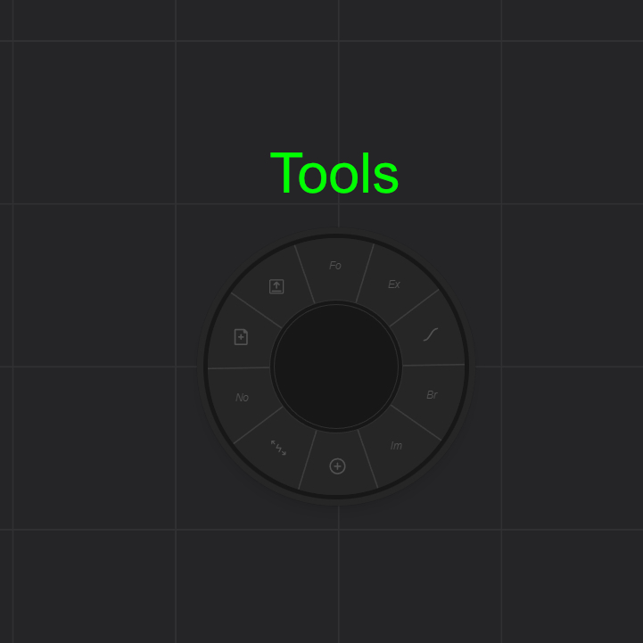 Plasticity Radial Menus / Pie Menus
