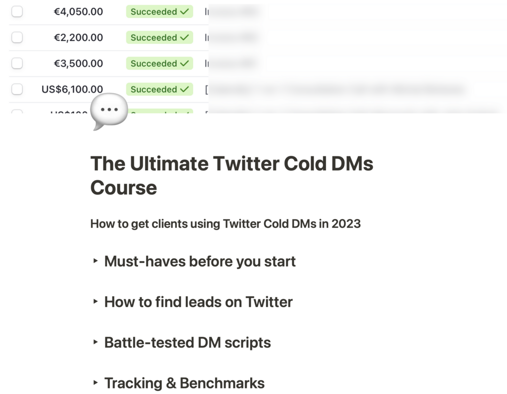 The Ultimate Twitter Cold DMs Course