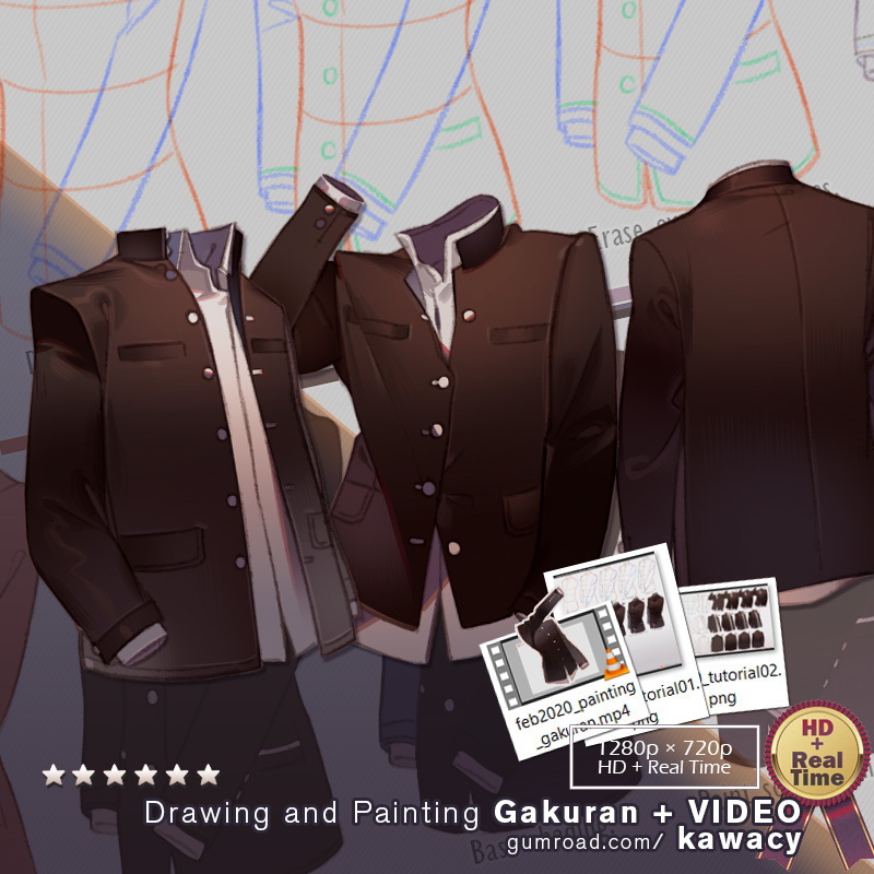 Drawing and Painting Gakuran