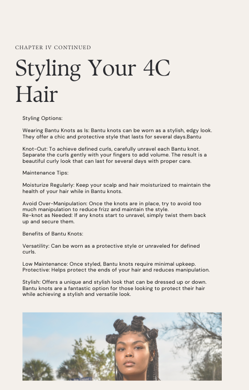 A how to Guide take care of your 4c hair