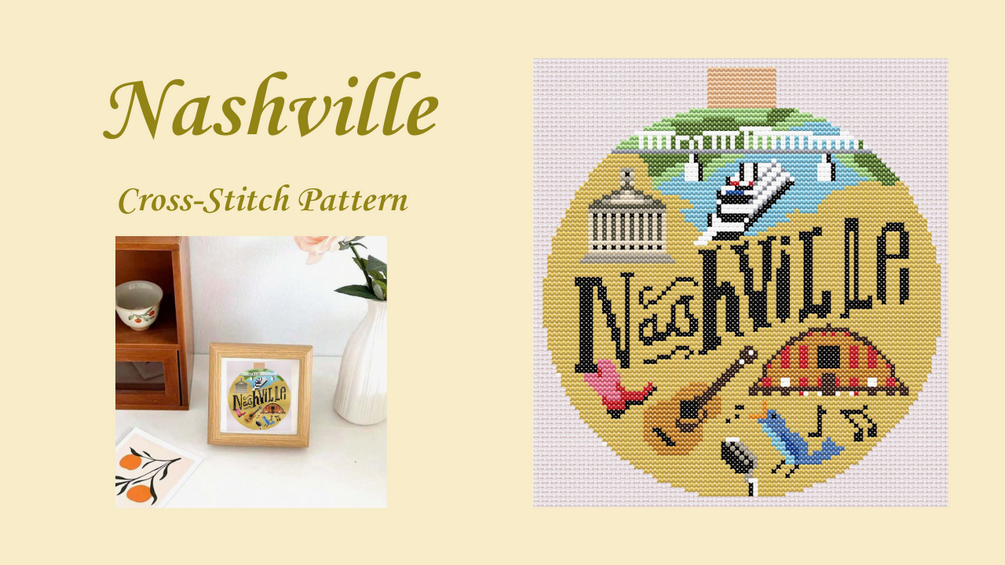 Nashville Cross-Stitch Pattern