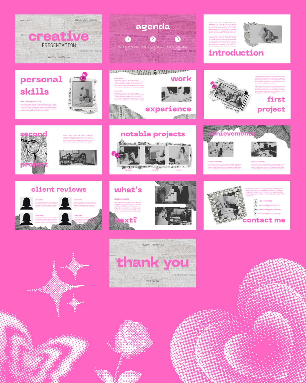 Pink Presentation Templates