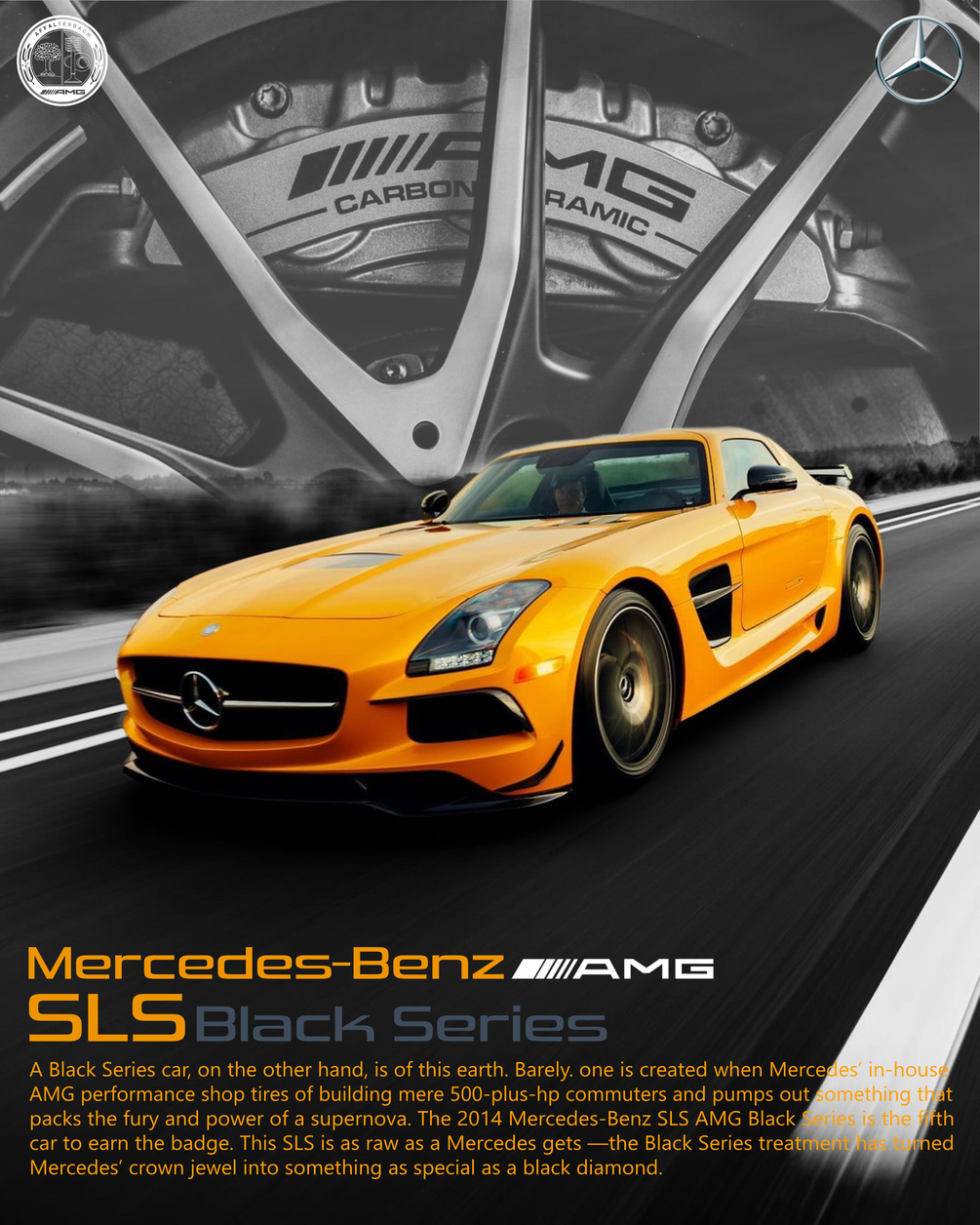 Mercedes-Benz SLS AMG Poster