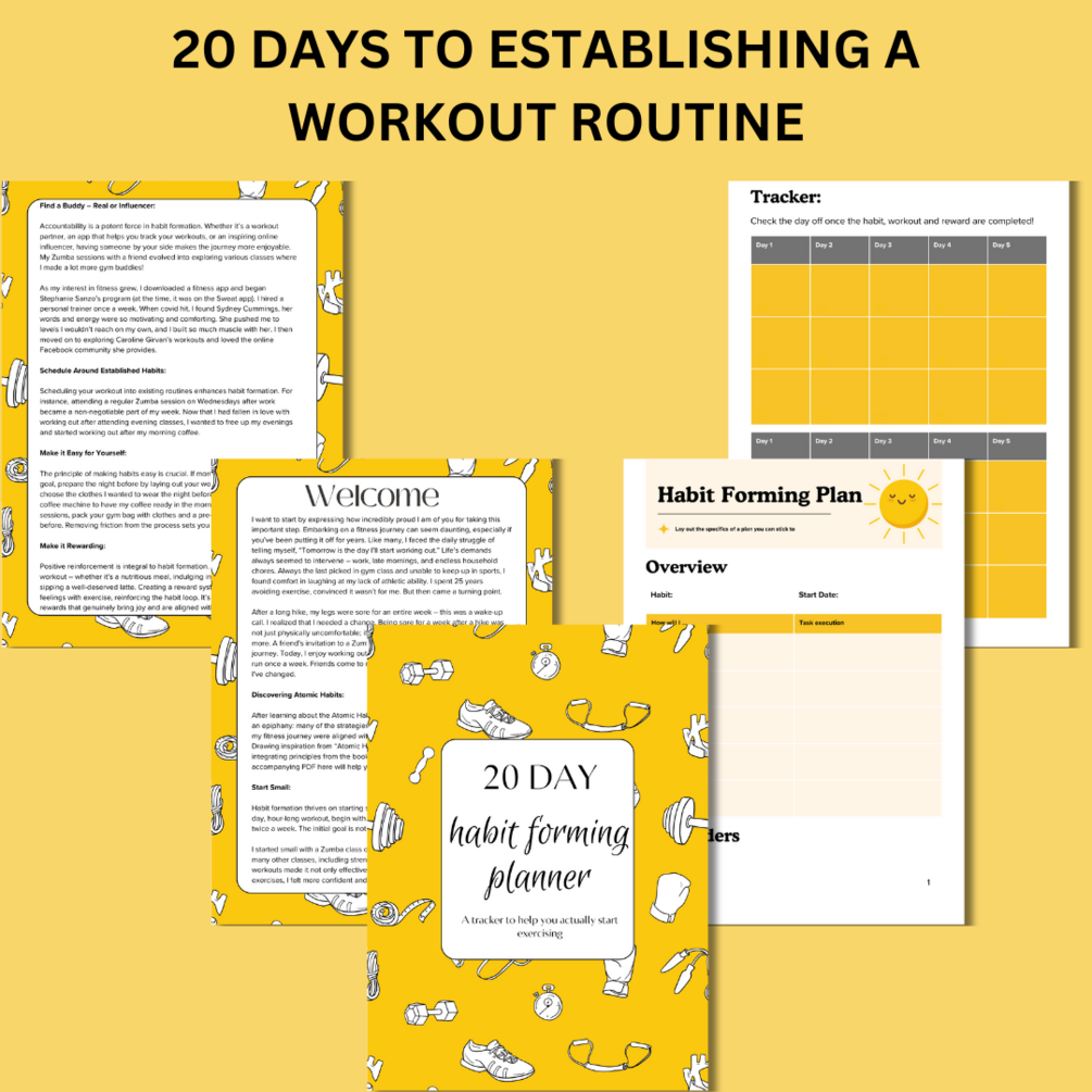 Sculpt Your Routine: A Proven Template to Building Lasting Workout Habits