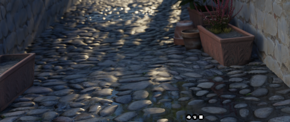 Old Cobblestone Path / Photoscanned / PBR Material