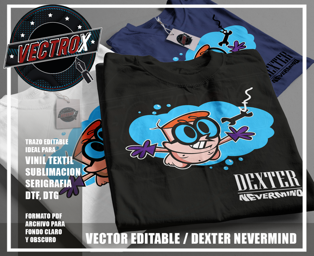 Vector Editable - Dexter Nevermind